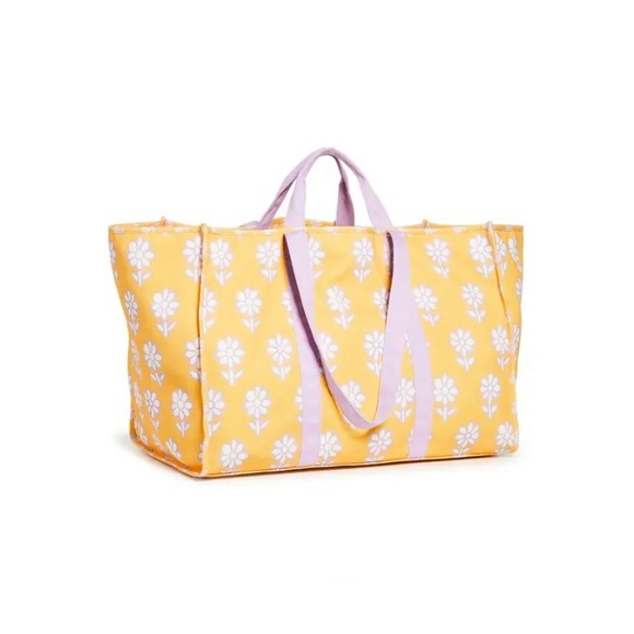 RHODE | Bags | 275 Nwt Rhode Golden Yellow Purple Floral Wren Canvas ...